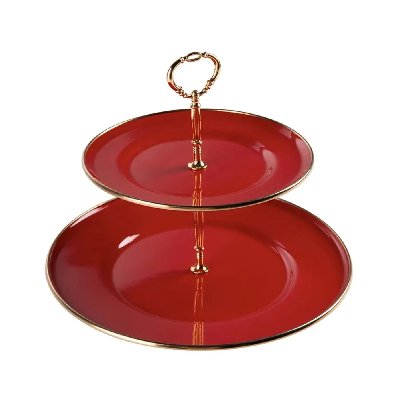 Karaca Troy Layer Cookie Holder Red