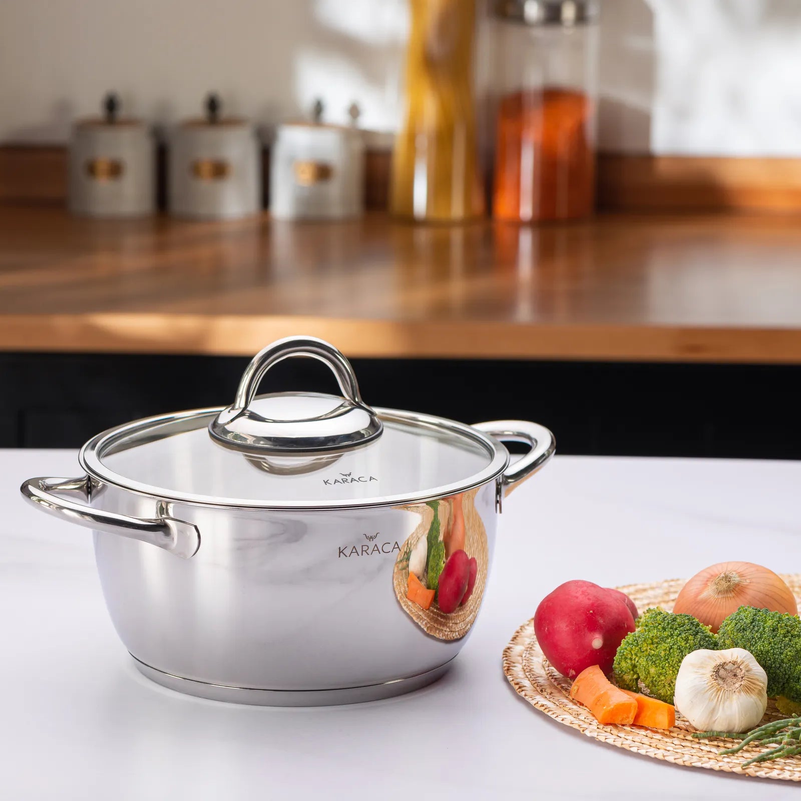 Karaca Jump 22 cm Stainless Steel Pot