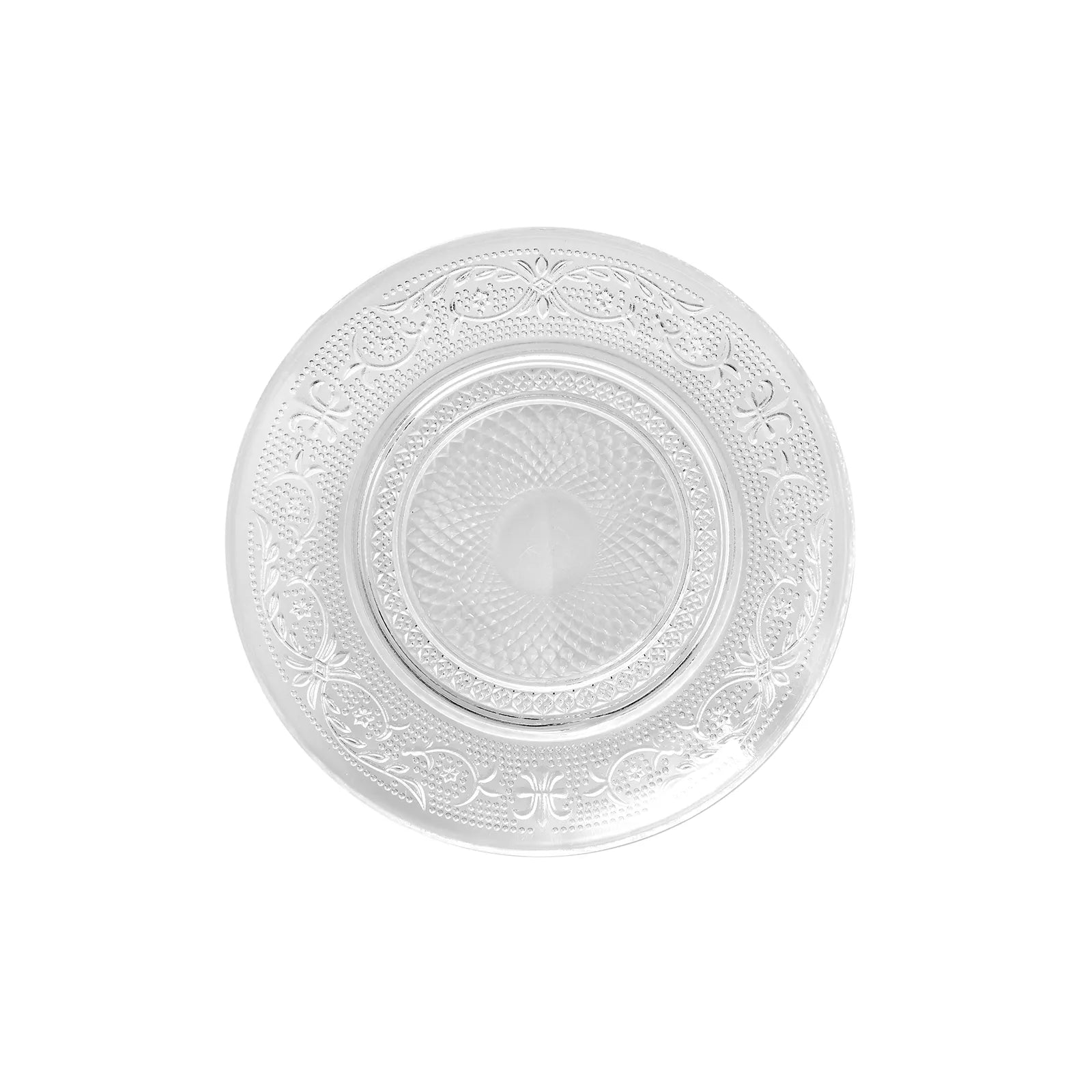 Karaca Lacy Glass Service Plate 15 cm