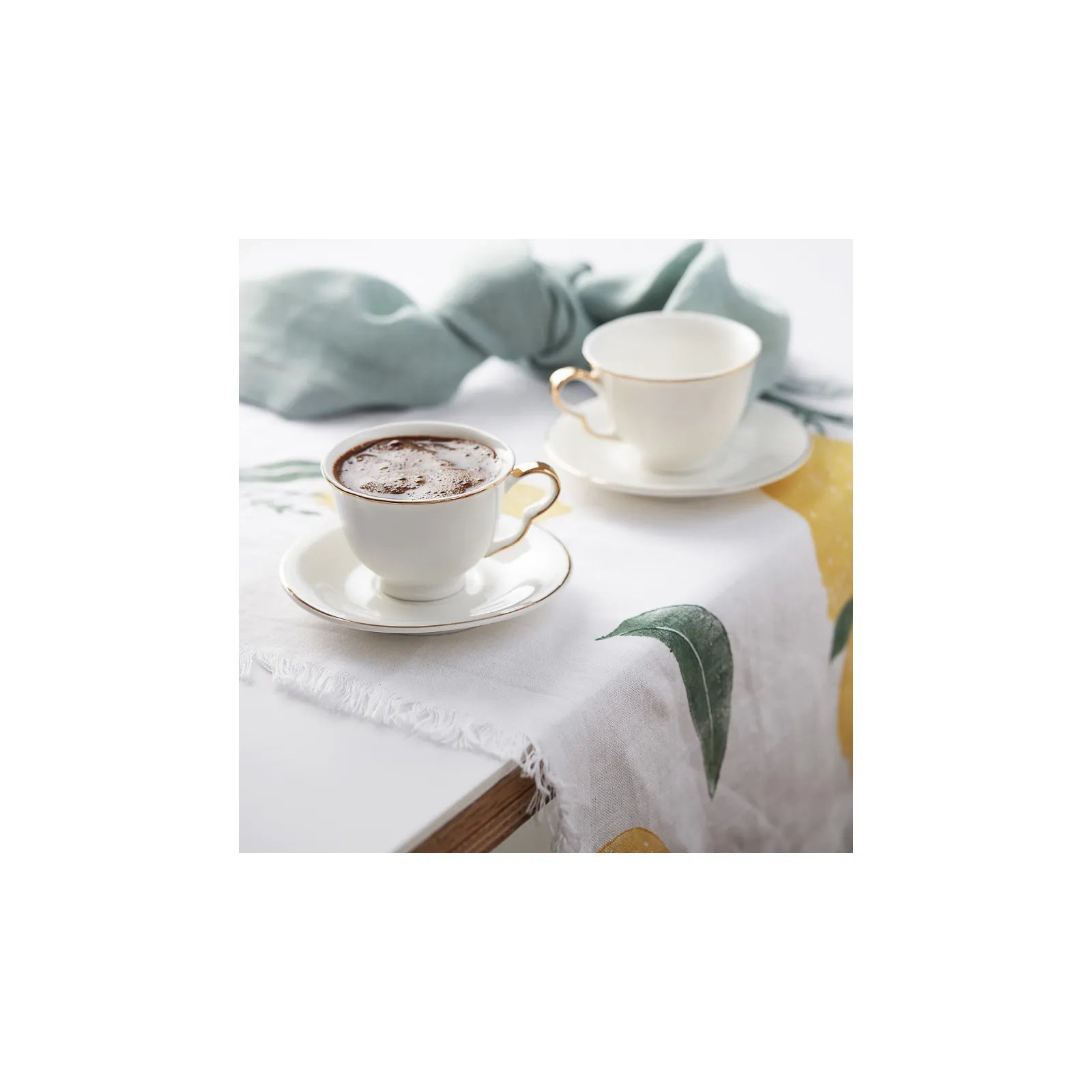 Karaca Orenda Turkish Mocha Cup Set for 6