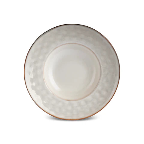Karaca Aria Reactive Glaze Pasta Bowl, 26cm, Beige