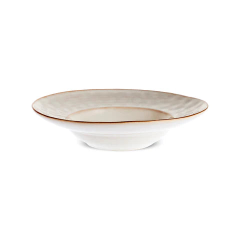 Karaca Aria Reactive Glaze Pasta Bowl, 26cm, Beige