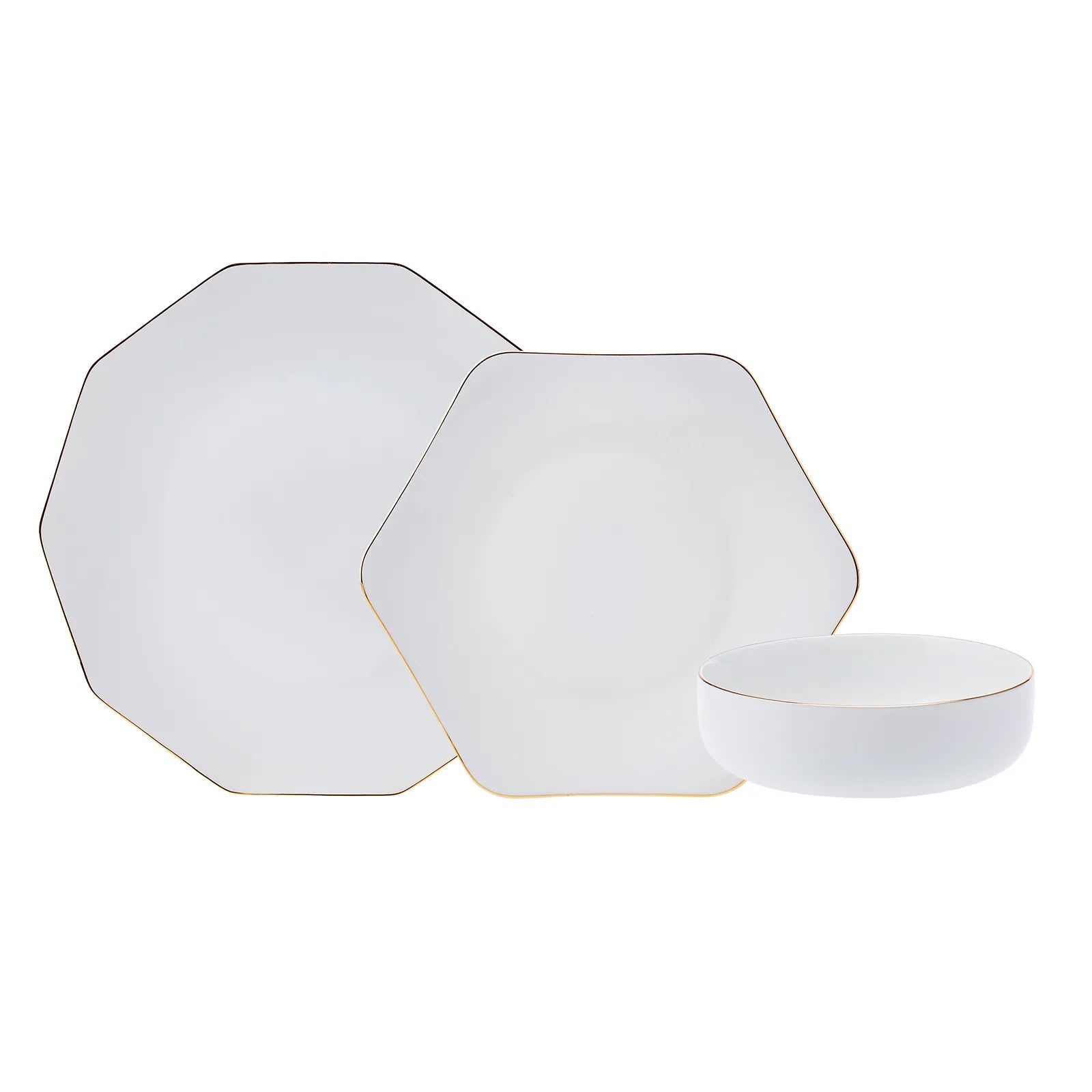 Karaca Linda 18 Piece Porcelain Dinnerware Set for 6 Person