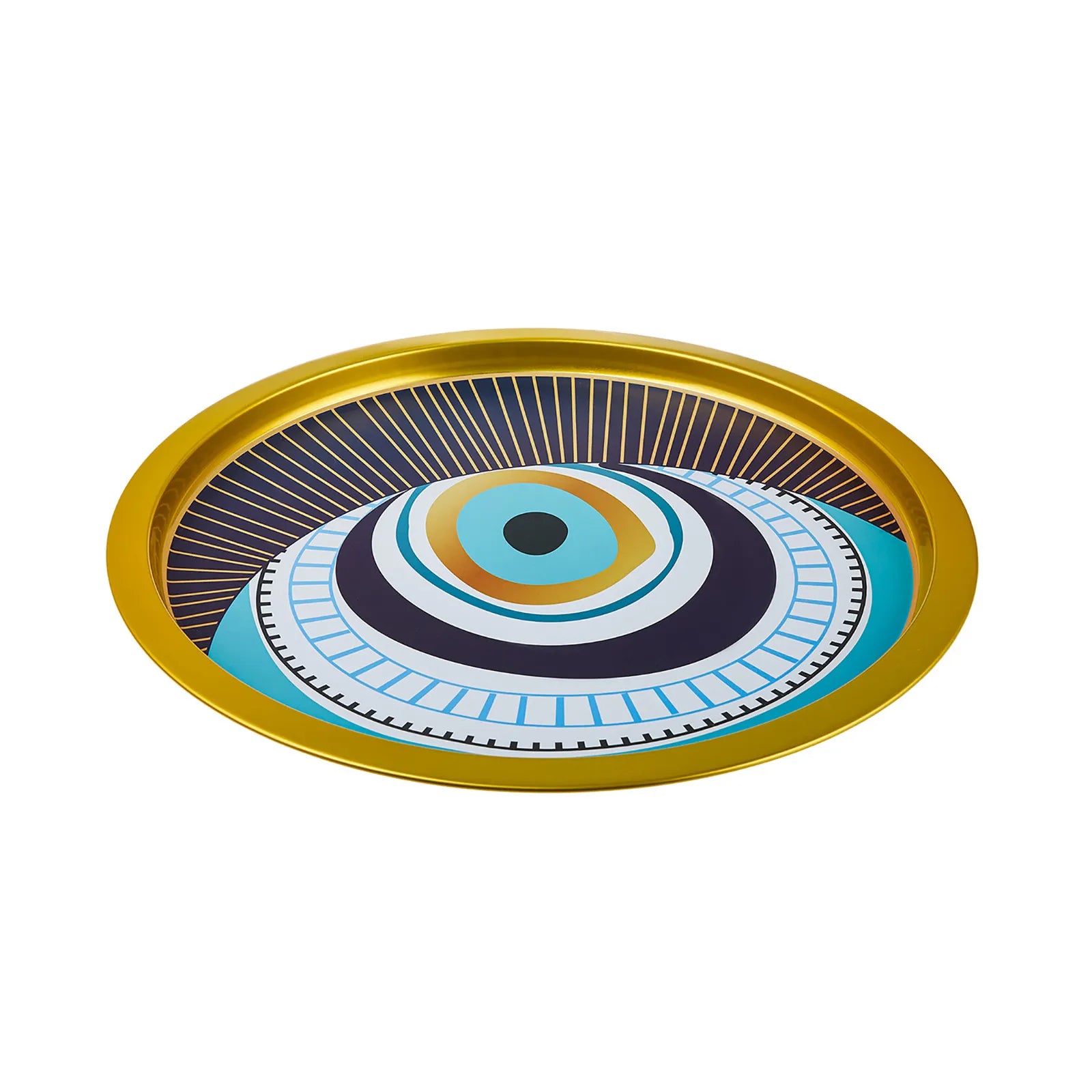 Karaca Nazar Metal Round Tray
