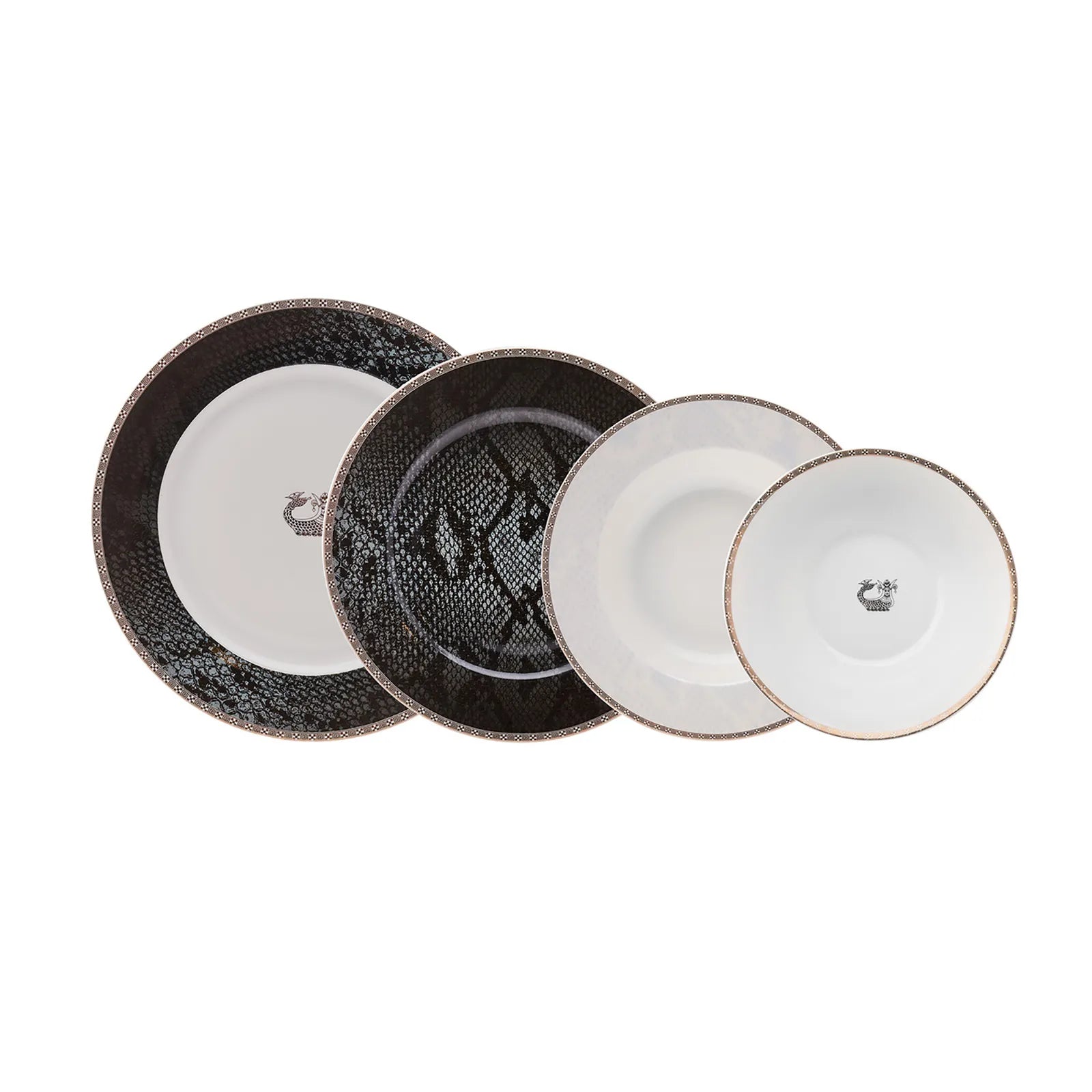 Karaca Şahmeran Porcelain Dinnerware 24 Piece for 6 Person