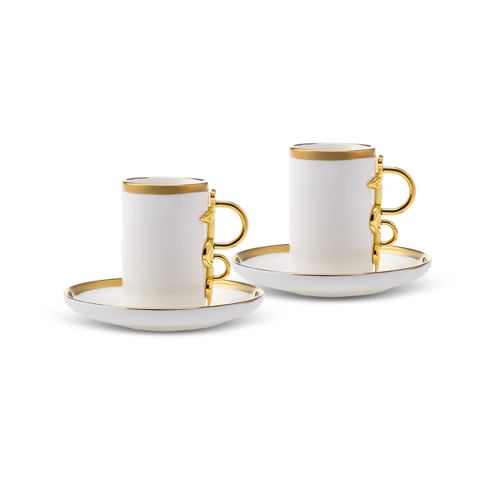 Karaca Sahmeran White Coffee Cup Set for 2 Person 100 mlKaraca Şahmera