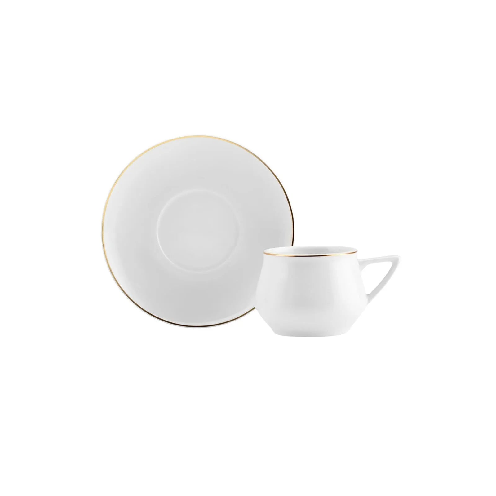 Karaca Nakkaş White Set of 2 Coffee Cups 90 ml