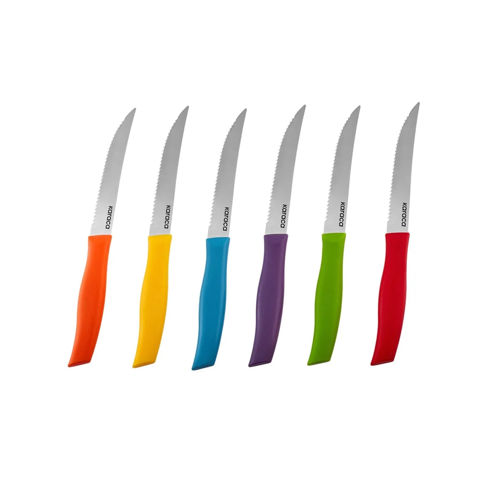 Karaca Charming Cutting Board 6 Piece Knife Set with Gift