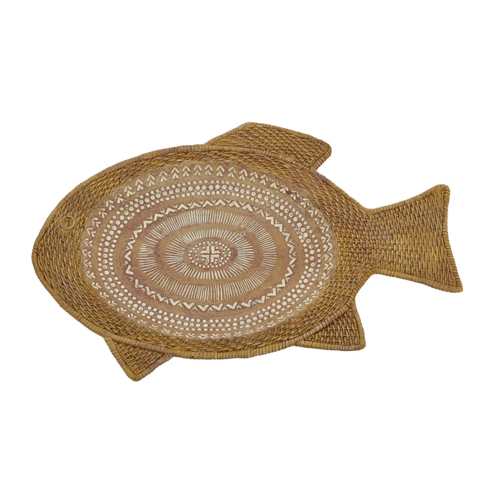 Melanie Fish Dekorativer Teller Mit Flechtoptik – Karaca