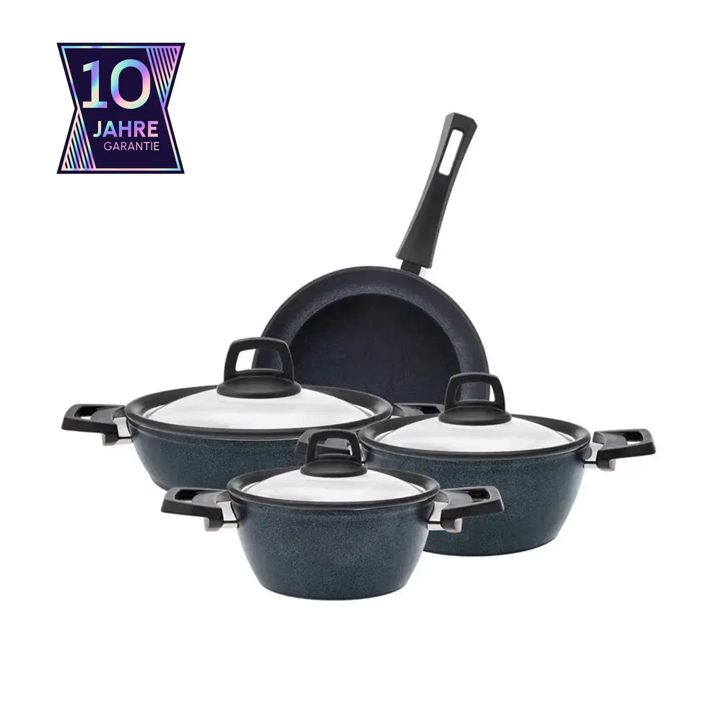 Karaca BioDiamond Antibacterial Powerful 7 Piece Cookware Set
