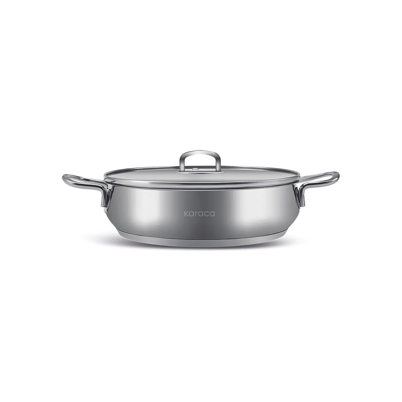 Karaca Akara Steel Low Pot 24 cm