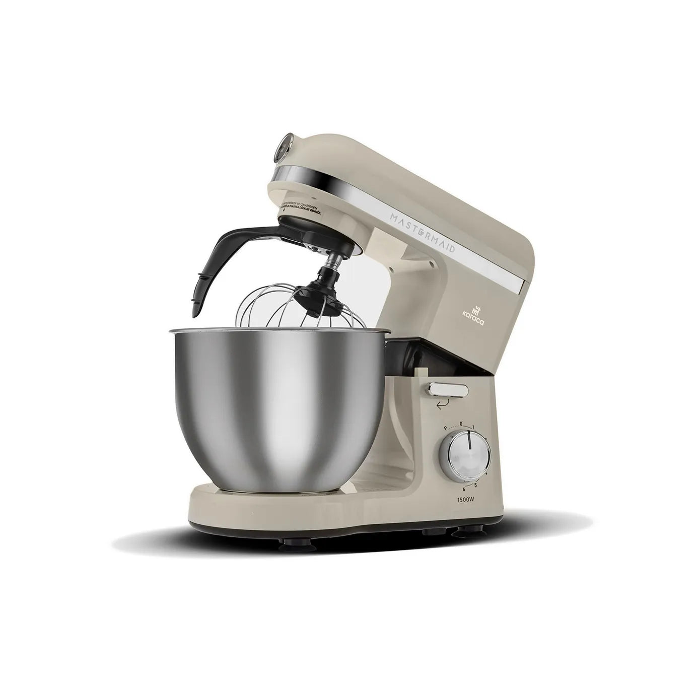 Karaca Mastermaid Chef Pro Dual Arm Kitchen Chef Iconic Beige, 5L, 150
