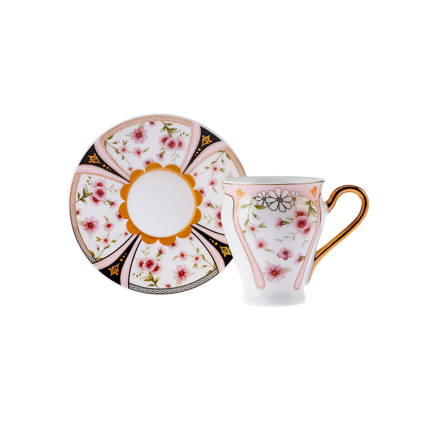 Karaca Efes Coffee Cup Set for 6 Person, 110 ml