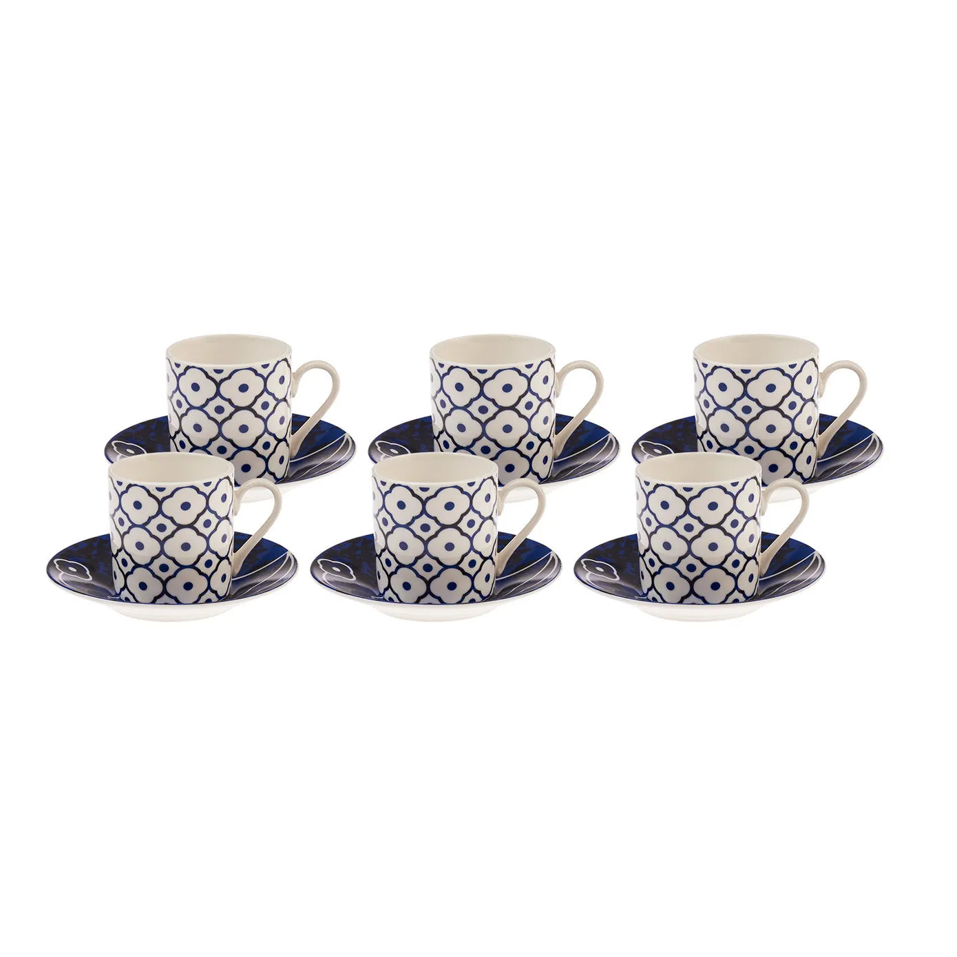Karaca Ege Coffee Cup Set for 6 Person 80 ml